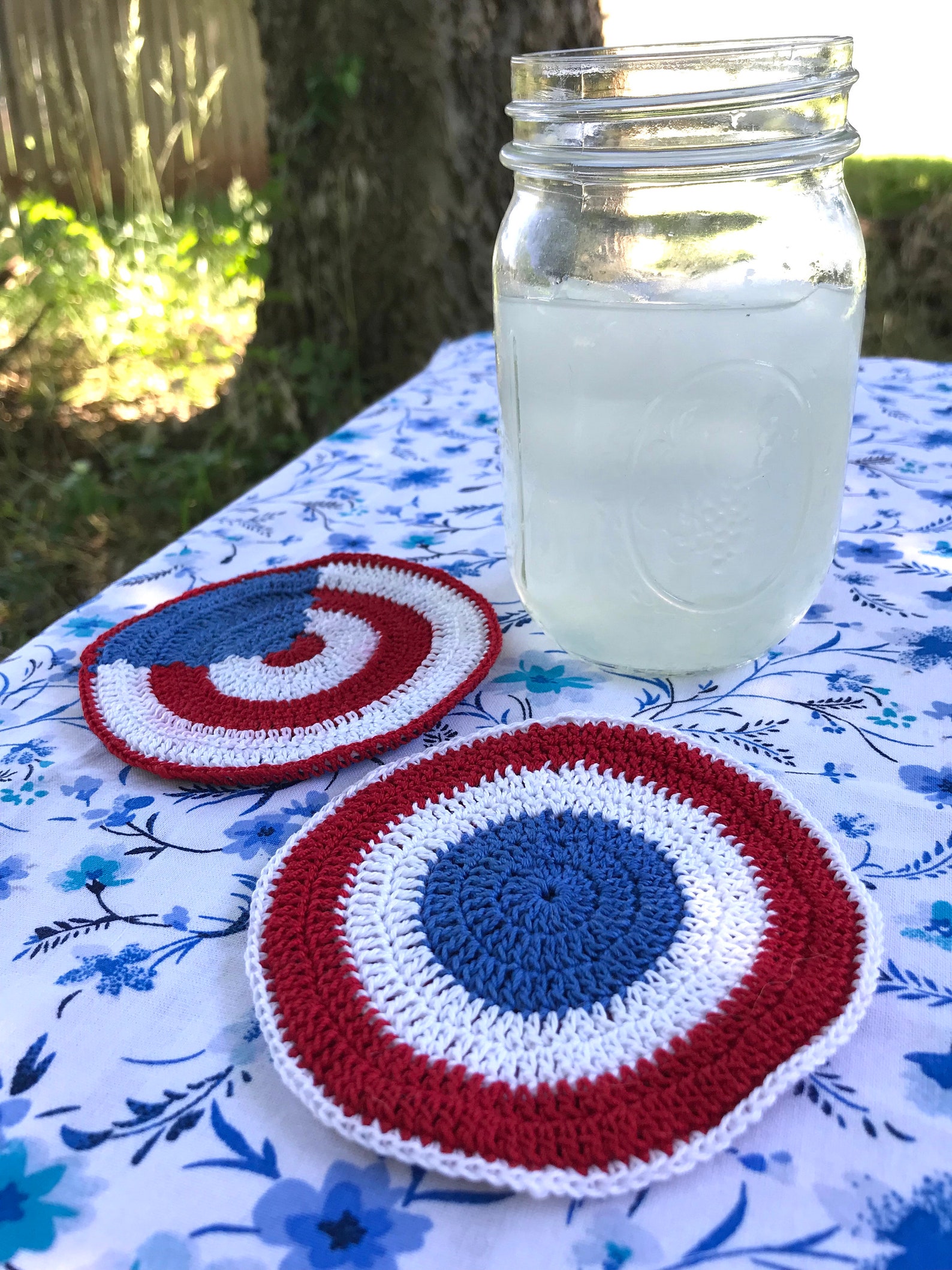 Digital Crochet Pattern for 4th of July Independence Day Crochet Drink ...