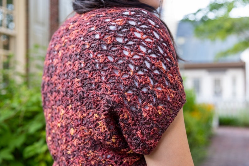 Digital Crochet Pattern for a Lace Summer Shrug - Etsy