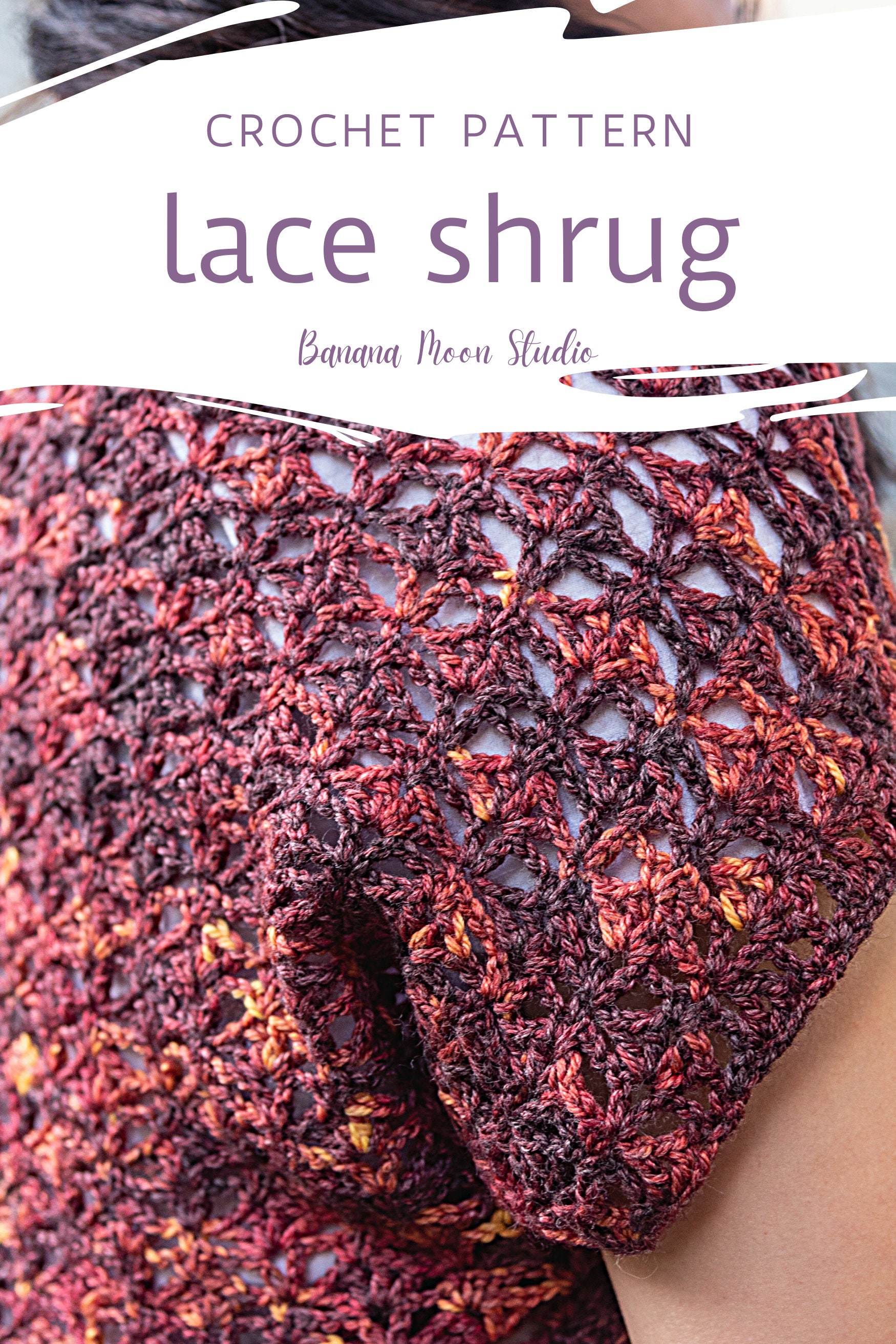 Digital Crochet Pattern for a Lace Summer Shrug - Etsy
