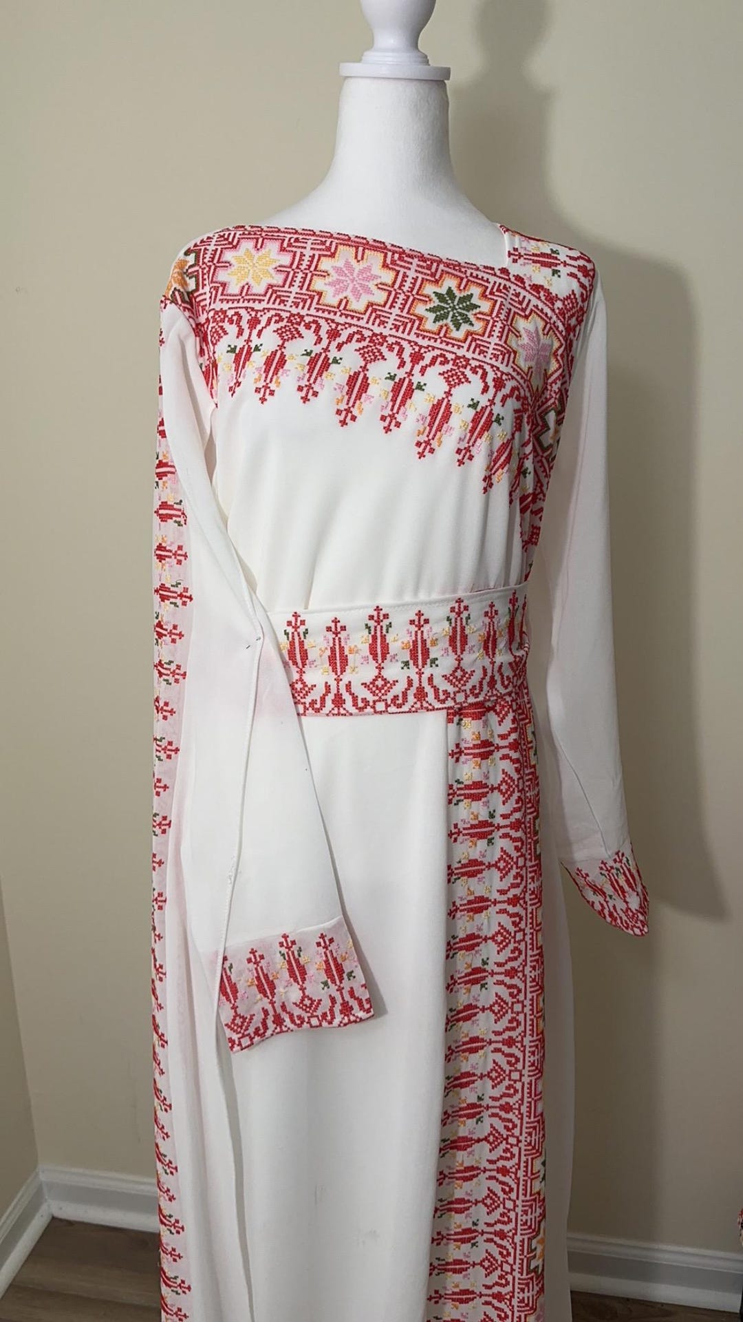 Embroidered Abaya, Palestinian Abaya, Palestinian Embroidered Abaya ...