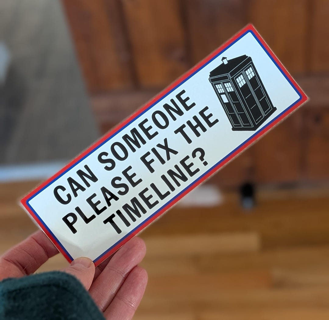 Black Tardis Bumper Sticker or Car Magnet - Inspired by Doctor Who - Etsy