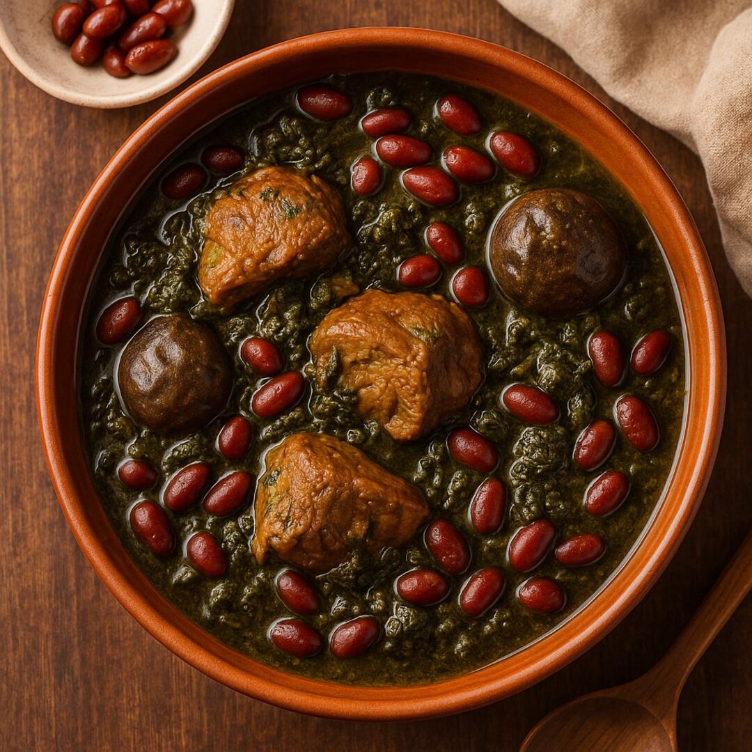 Best Classic Ghormeh Sabzi – Persian Herb Stew With Meat & Dried Lime ...