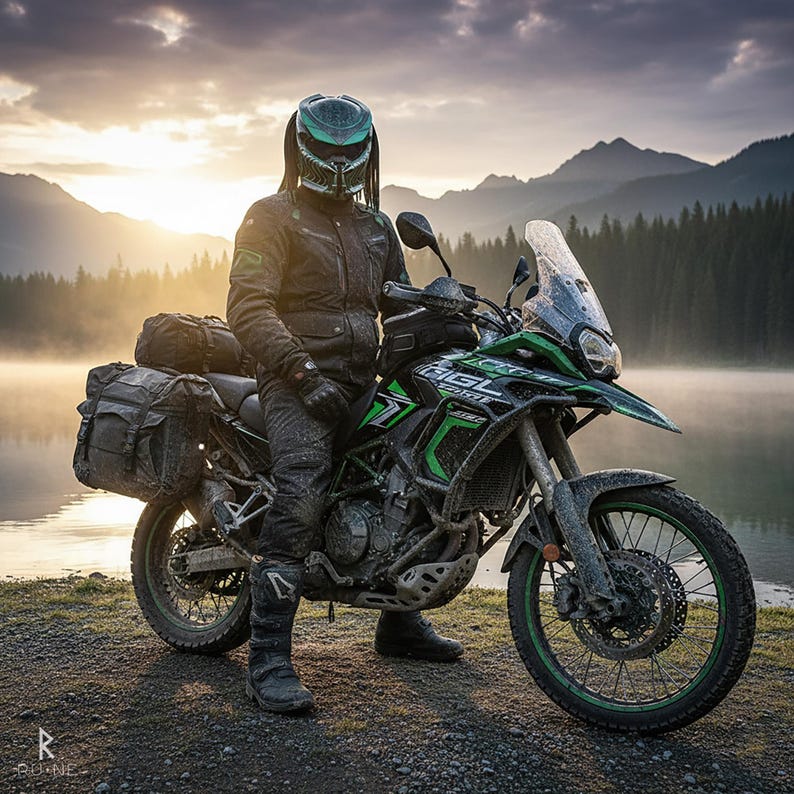 Airbrush Helmet Art Predator Fiber Resin Motorcycle Helmet With LED ...