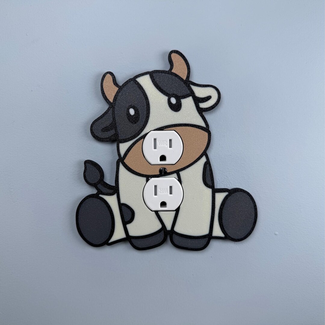 Cow Outlet Cover Plate | Wall Plate | Country Home Decor | Nursery ...