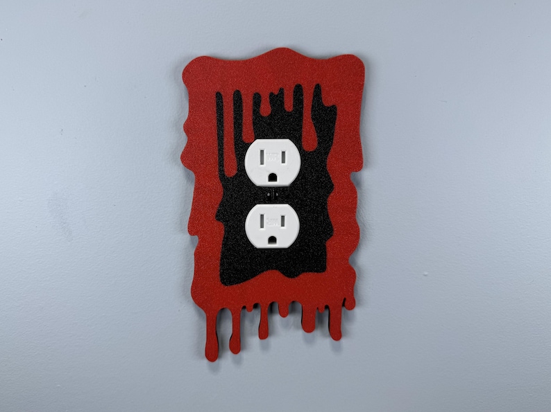 Dripping Blood Outlet Cover Plate | Wall Plate | Spooky Decor ...
