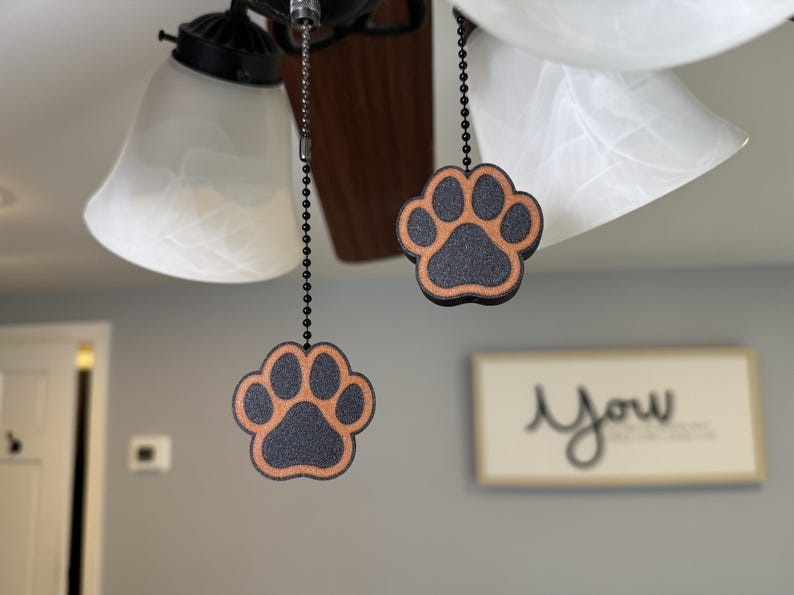 Dog Paw Ceiling Fan Pull | Doggy Room Decor | Nursery Gift Idea | Doggy ...