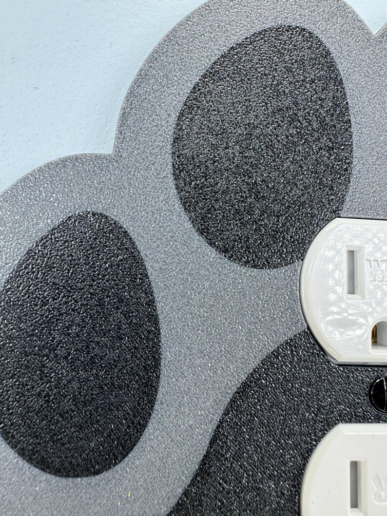 Dog Paw Duplex Outlet Cover Plate | Dog Lover Decor | Puppy Wall Art ...