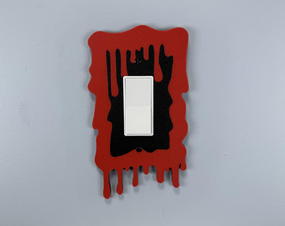 Dripping Blood Rocker Light Switch Cover Plate | Rocker | Wall Plate ...