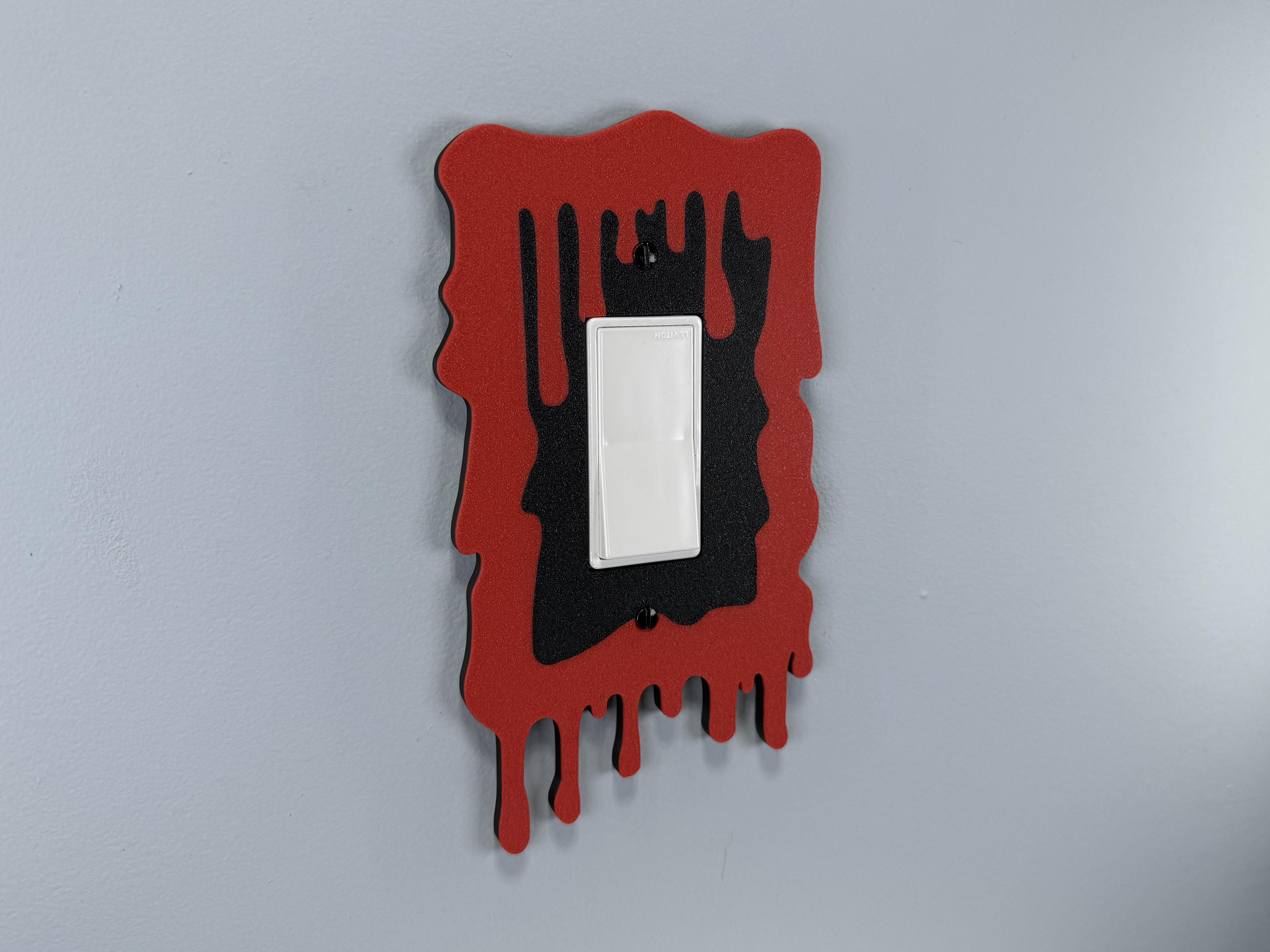 Dripping Blood Rocker Light Switch Cover Plate | Rocker | Wall Plate ...