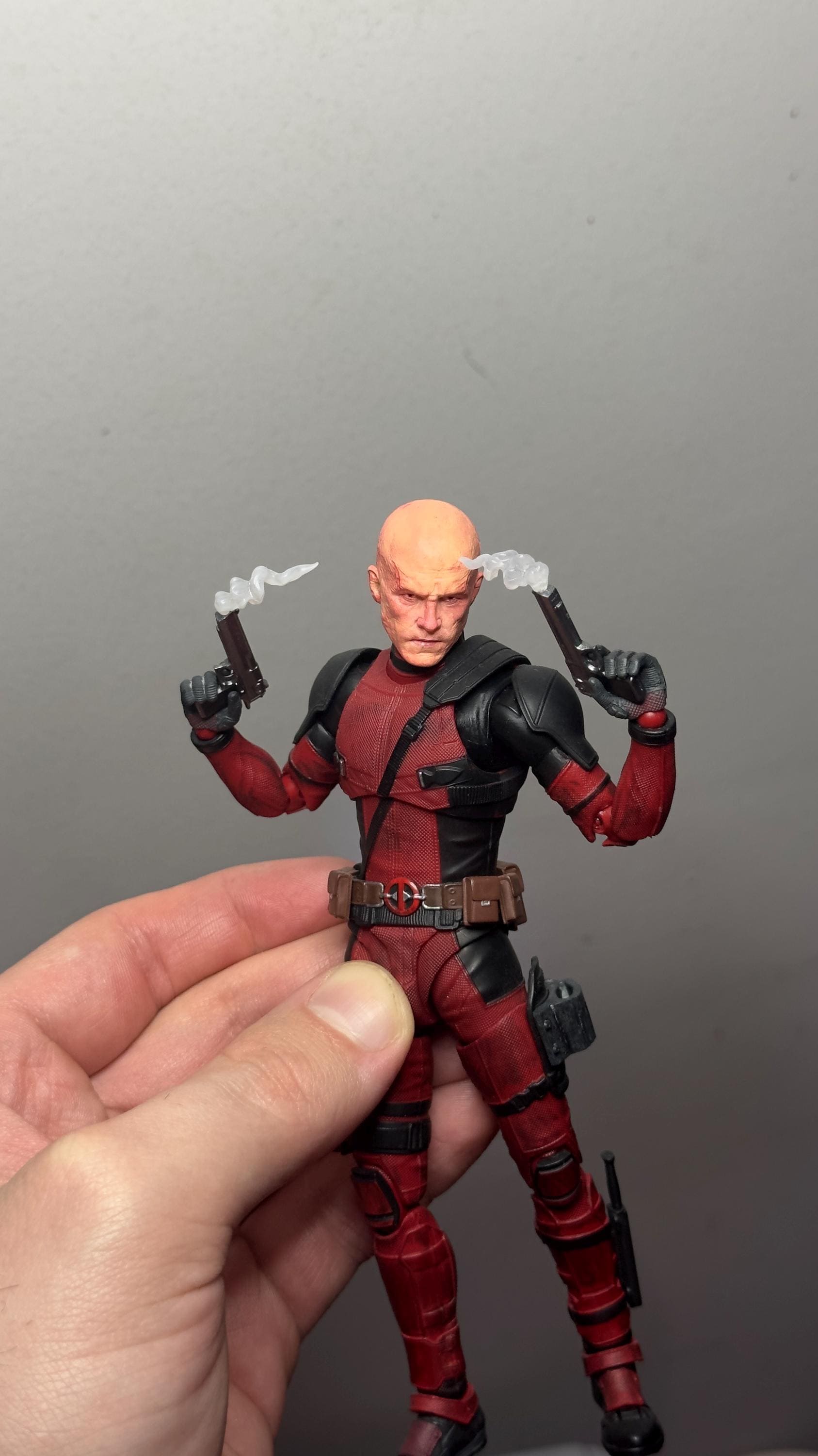 Deadpool Unmasked Headsculpt, 1/12 Scale - Etsy