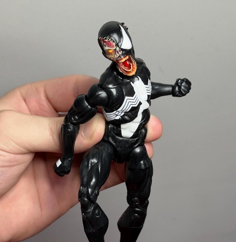 Zombie Symbiote Venom Spider-man Headsculpt, 1/12 Scale - Etsy