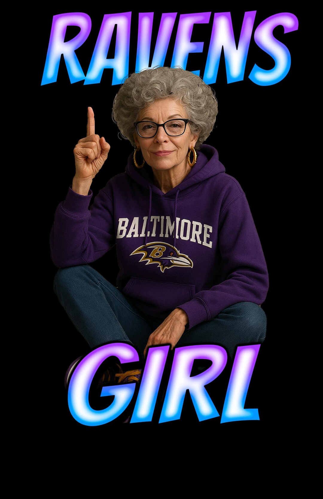 Ravens Girl2 PNG File - Etsy