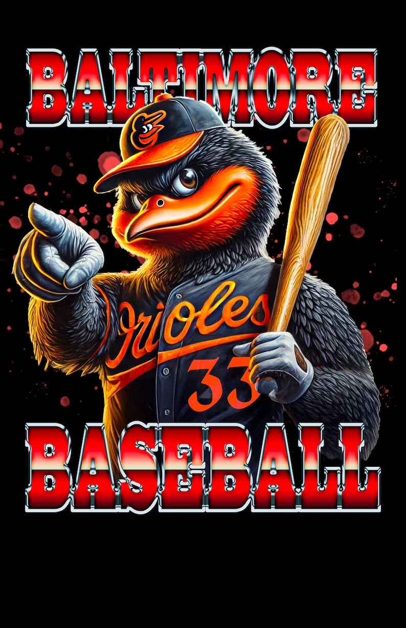 Baltimore Baseball PNG - Etsy