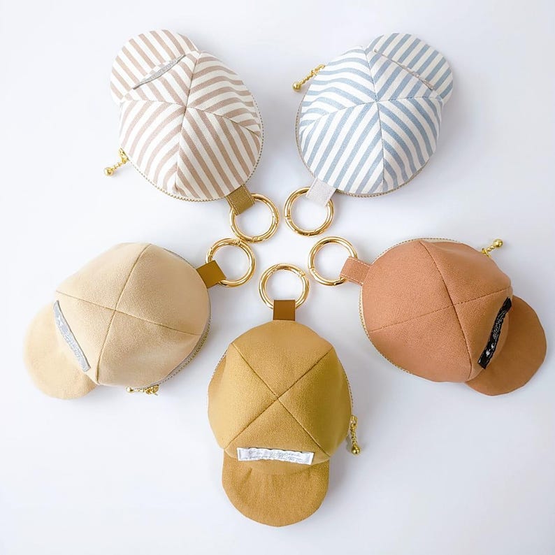 Baseball Cap Zipper Pouch Sewing Pattern | Cute Cap Mini Pouch PDF ...