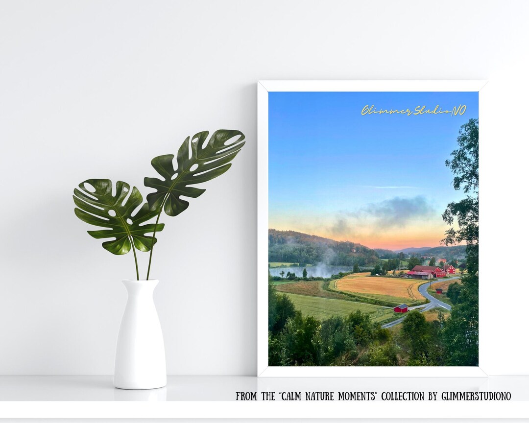 The Fifth Hour – Golden Morning Early Light Landscape Photography Wall ...