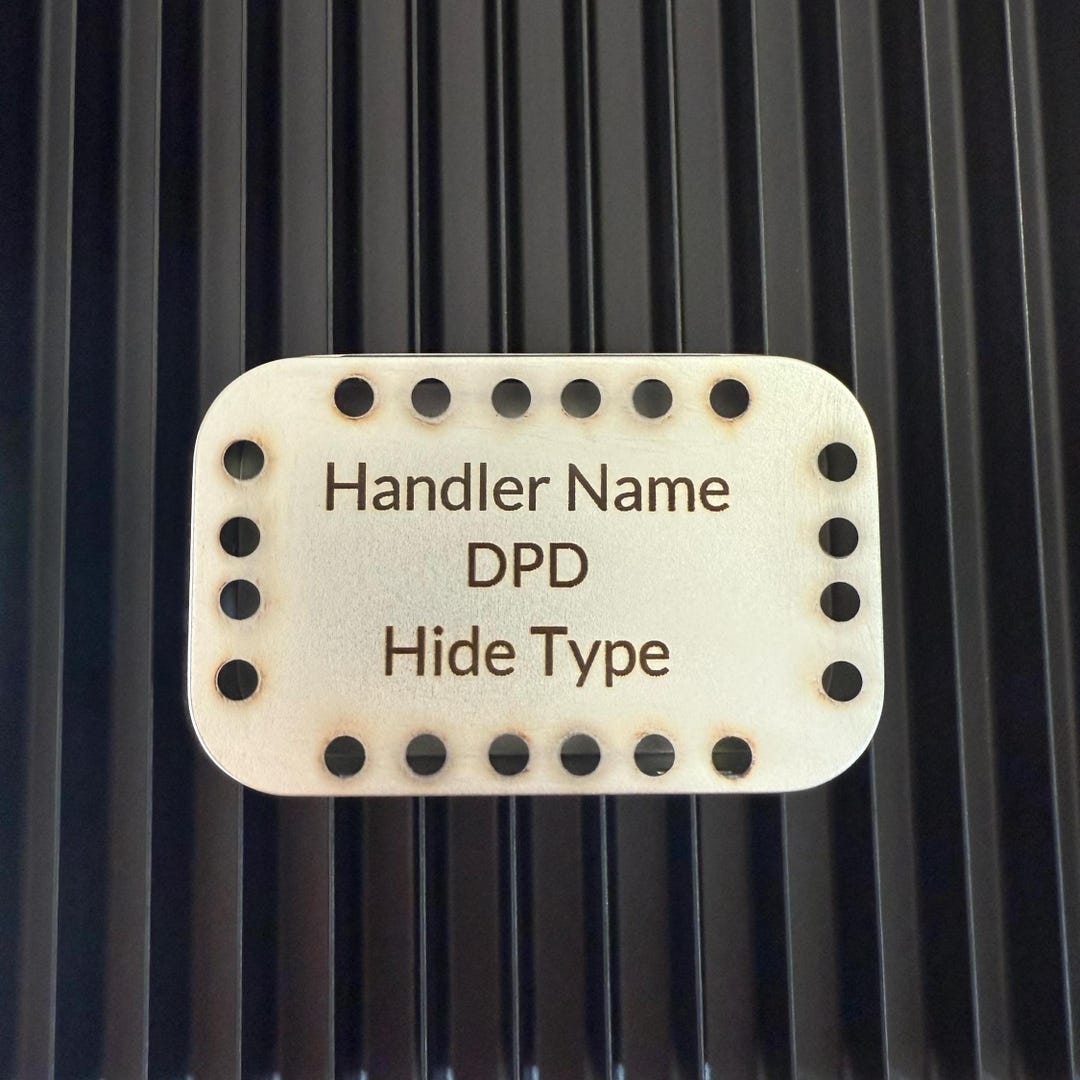Custom Engraved K9 Detection Hide Box: Magnetic Scent Training Tin - Etsy