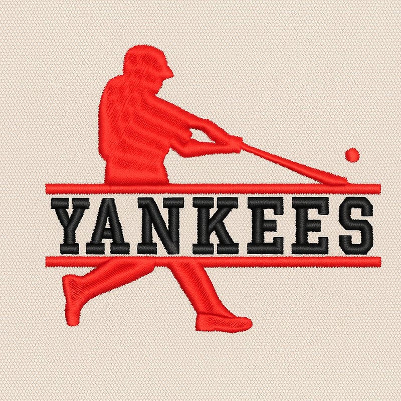 Yankees Embroidery Design - Etsy
