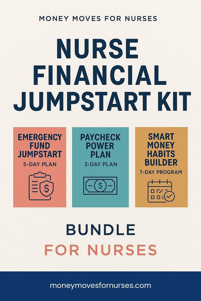 Printable Nurse Financial Planner Kit | 3 Mini Guides + Tracker ...