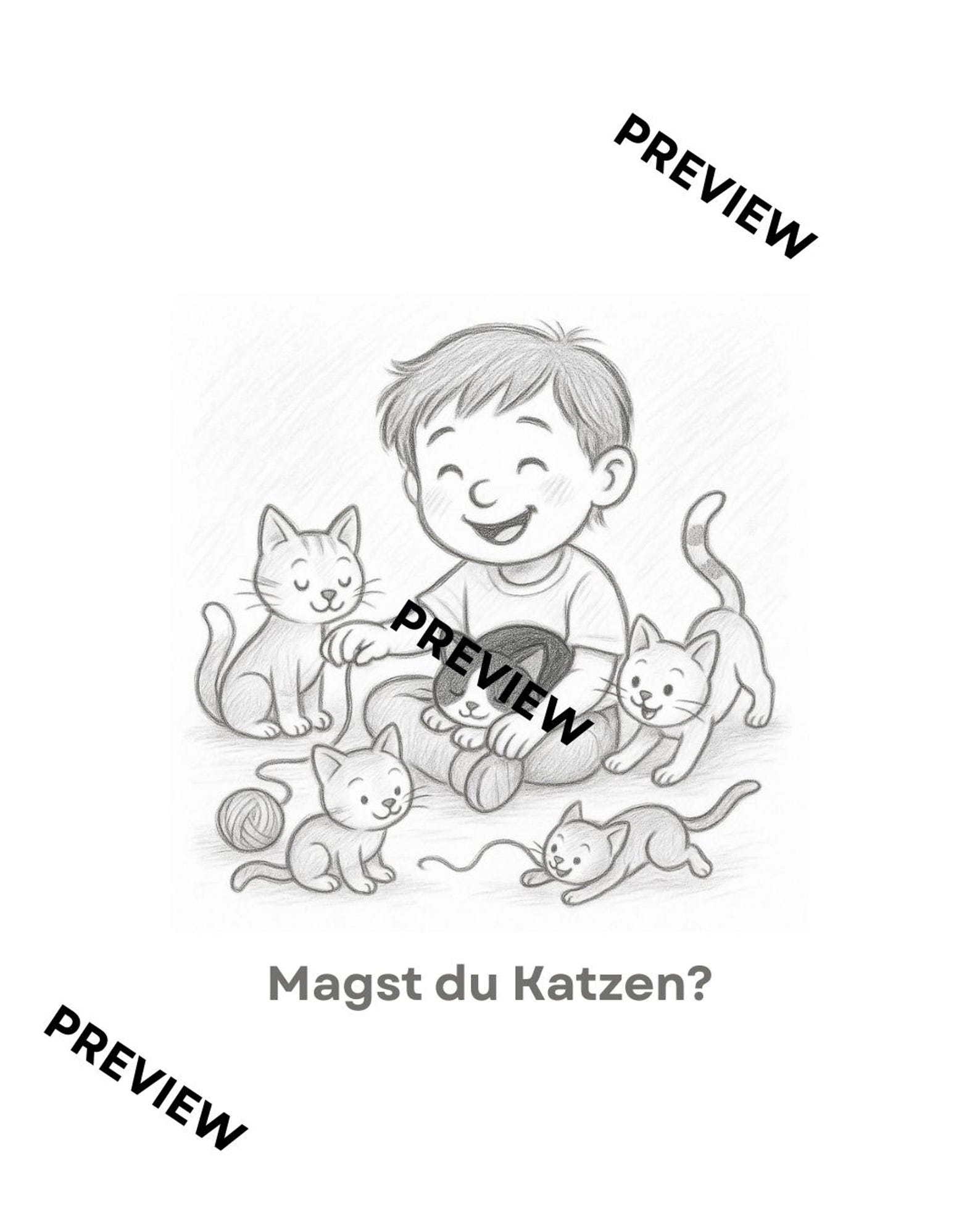 Printable German Story – Lena Und Max Kapitel 3 | Black & White PDF for ...