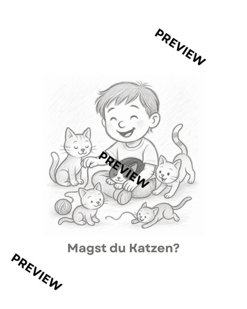 Printable German Story – Lena Und Max Kapitel 3 | Black & White PDF for ...