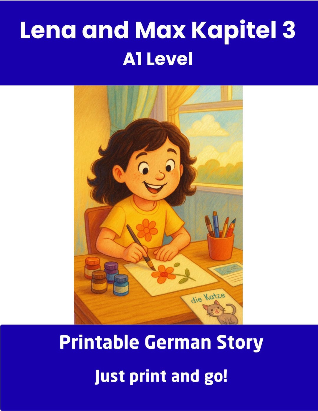 Lena Und Max Kapitel 3 – German Adjectives Story for Kids (color PDF ...