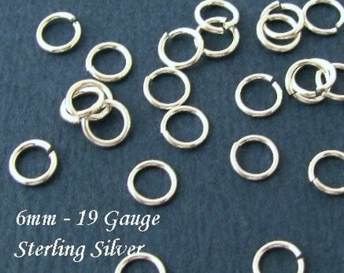 Sterling Silver Jump Rings Artisan Organic Closed Jump Rings | Etsy