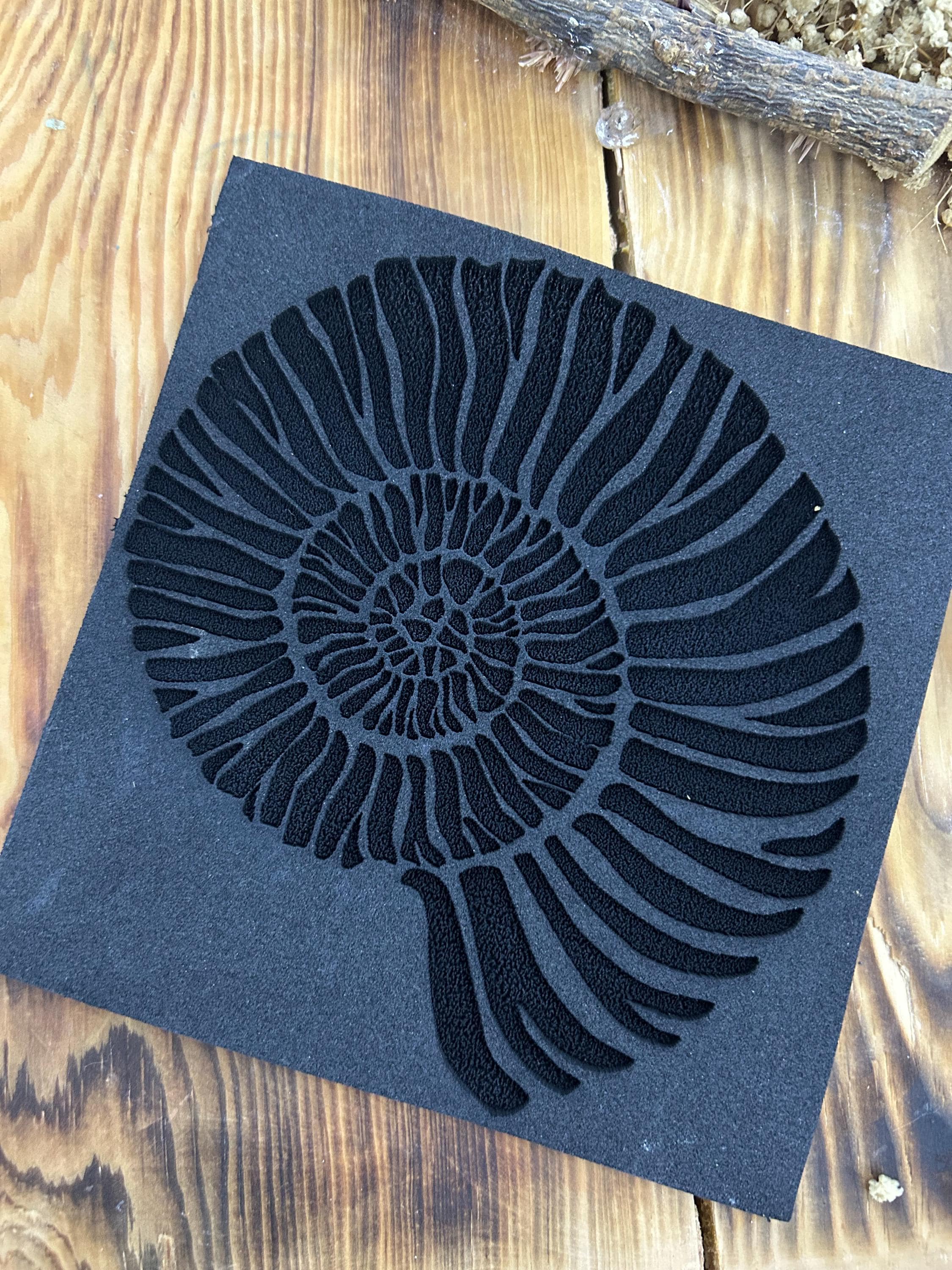 Fosil Texture Mat: Flexible Foam for Pottery Clay, Soap - Etsy