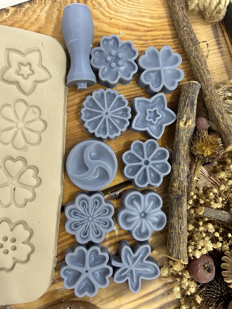 Sakura Press Japanese Stamp Set: Pottery, Clay, Soap, Cookie - Etsy
