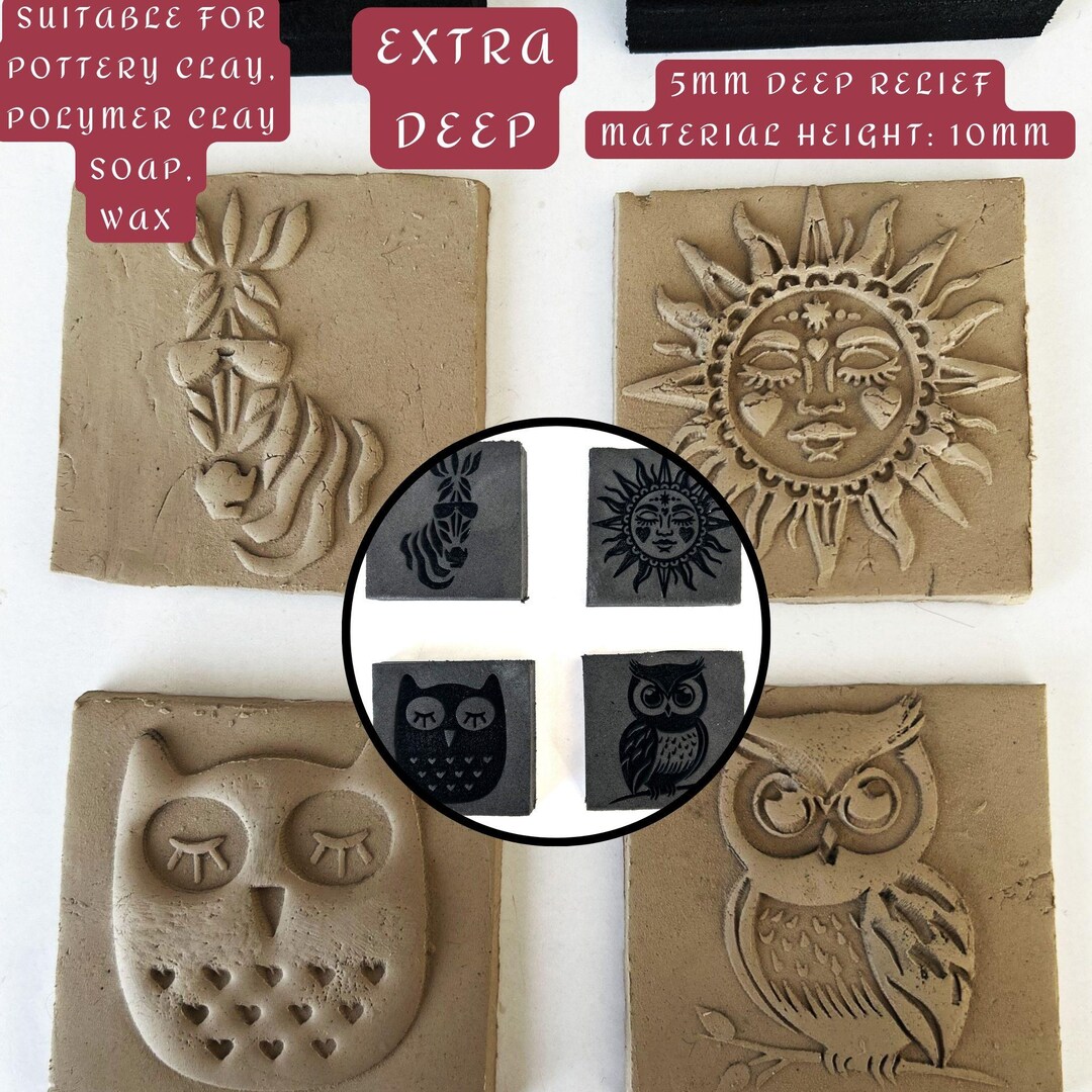 Extra Deep Flexible Texture Mat – EVA Embossing Plate (5mm Relief) - Etsy
