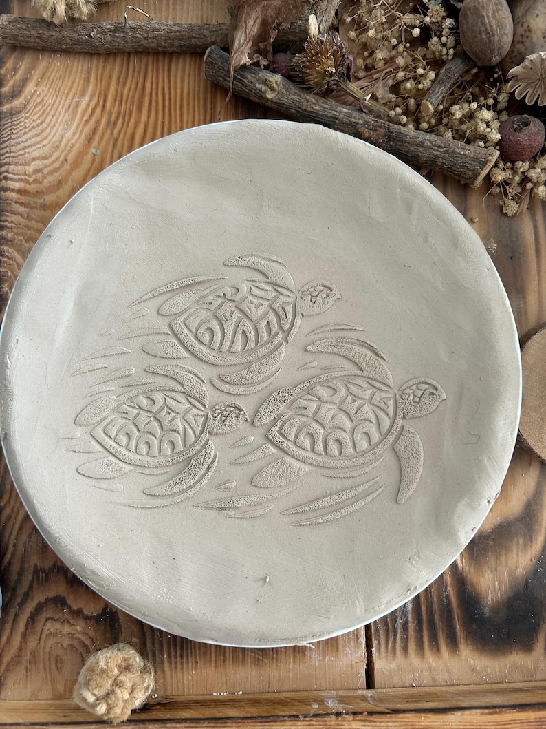 Sea Turtle Texture Mat: Flexible Foam for Pottery, Clay, Soap - Etsy