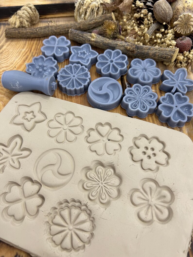 Sakura Press Japanese Stamp Set: Pottery, Clay, Soap, Cookie - Etsy