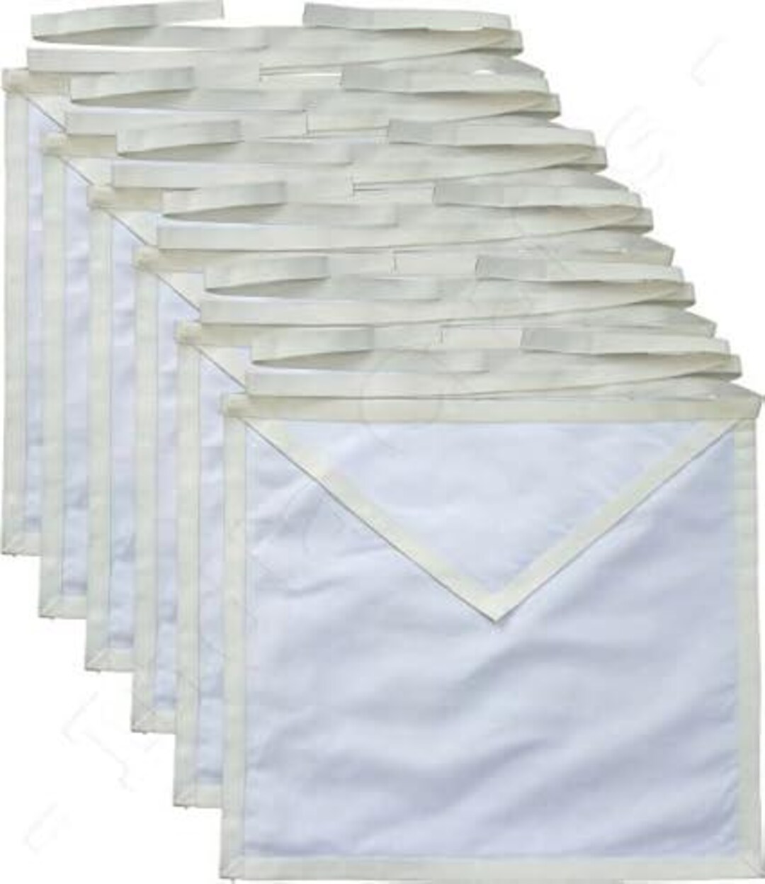 Masonic Regalia Cotton Duck Cloth Candidate Apprentice Aprons - Pack of ...