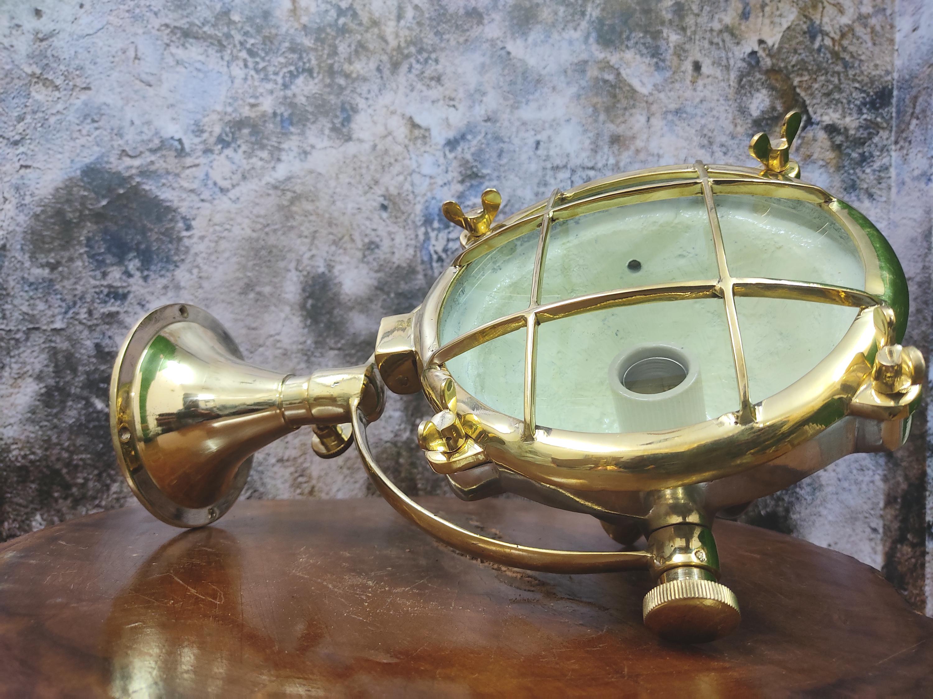 Nautical Table Light | Adjustable Searchlight Decor | Antique Style ...