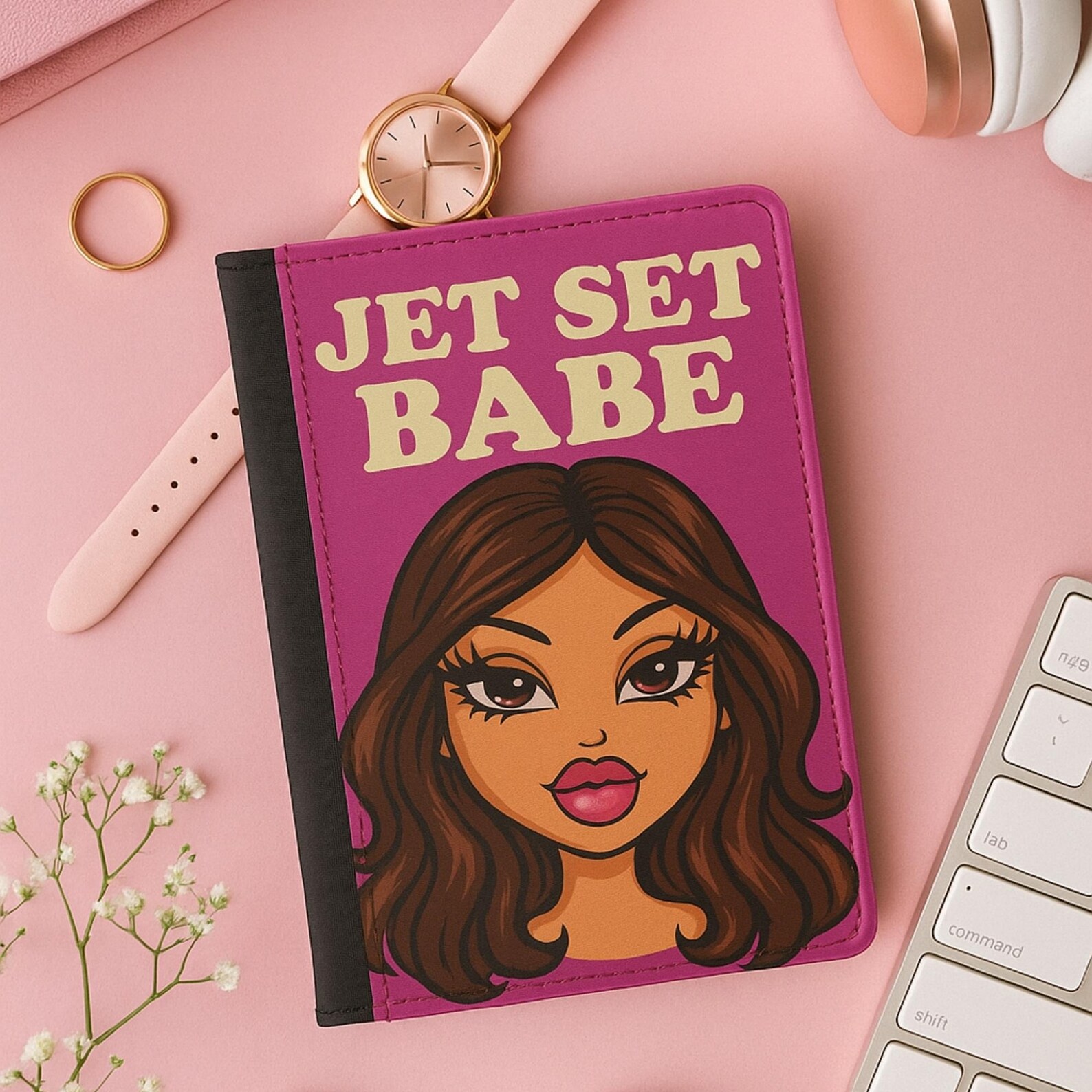 Jet Set Babe Passport Cover | Cute Travel Accessory for Women ...