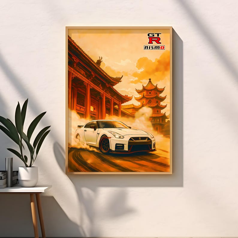 Nissan GT-R Nismo Poster | JDM Wall Art Digital Download, Japanese ...