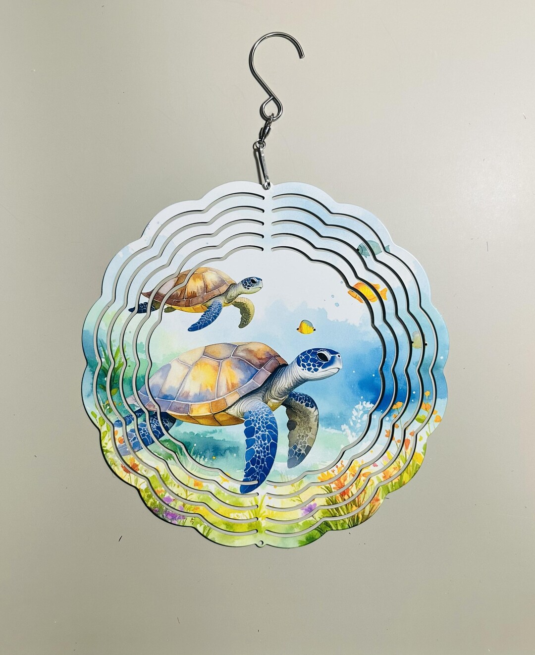 8" Sea Turtle Wind Spinner - Etsy