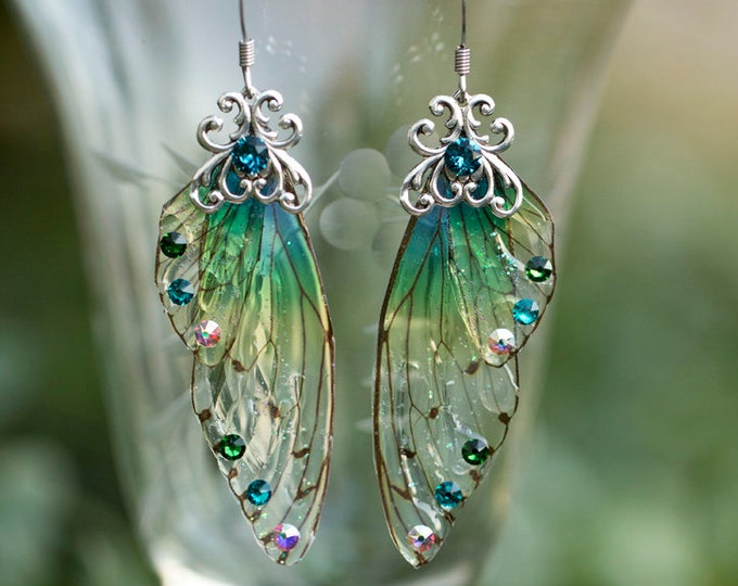 Spriggan Fairy Wing Earrings - Etsy