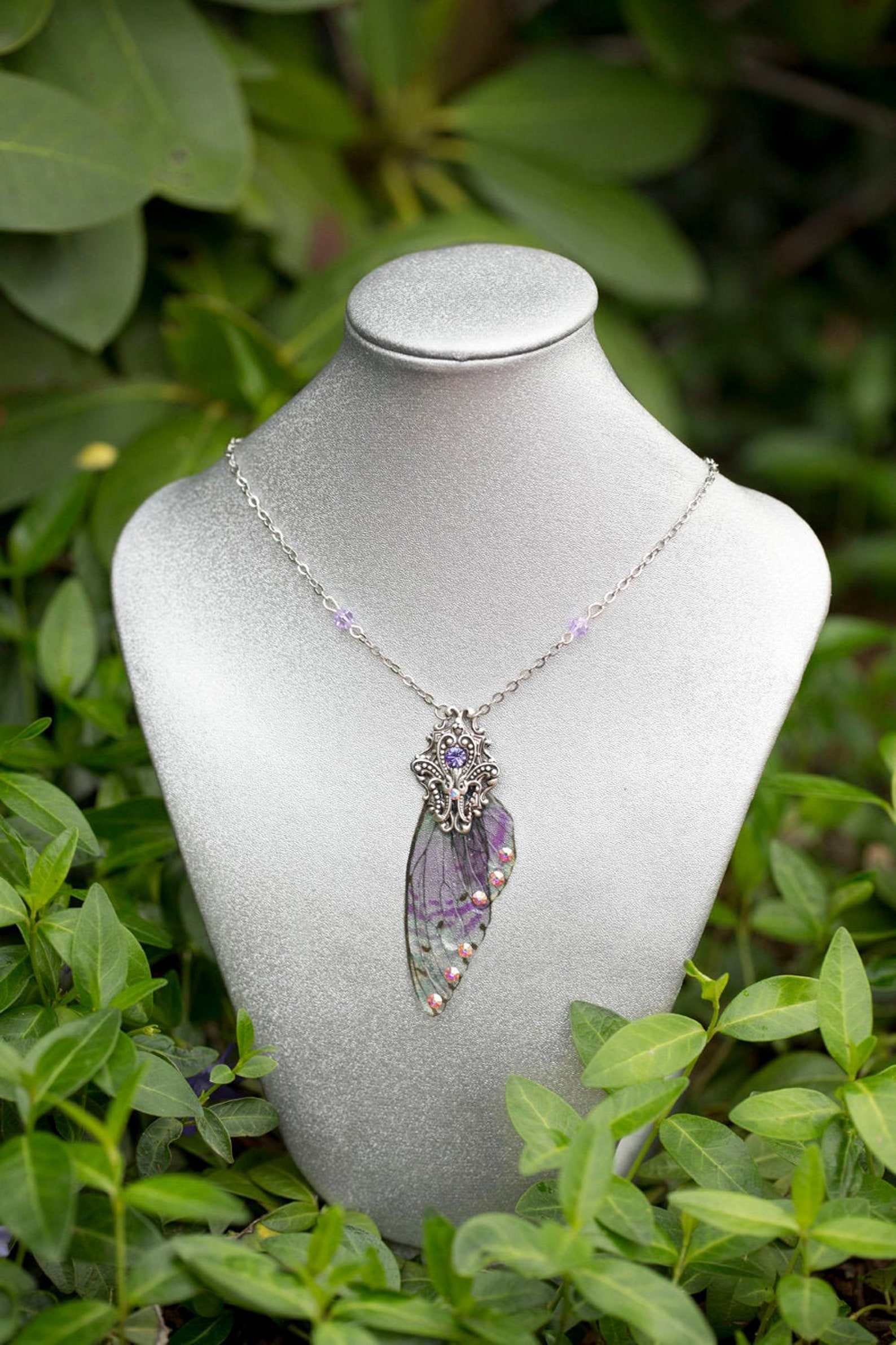 Sebille Wing Necklace Silver - Etsy