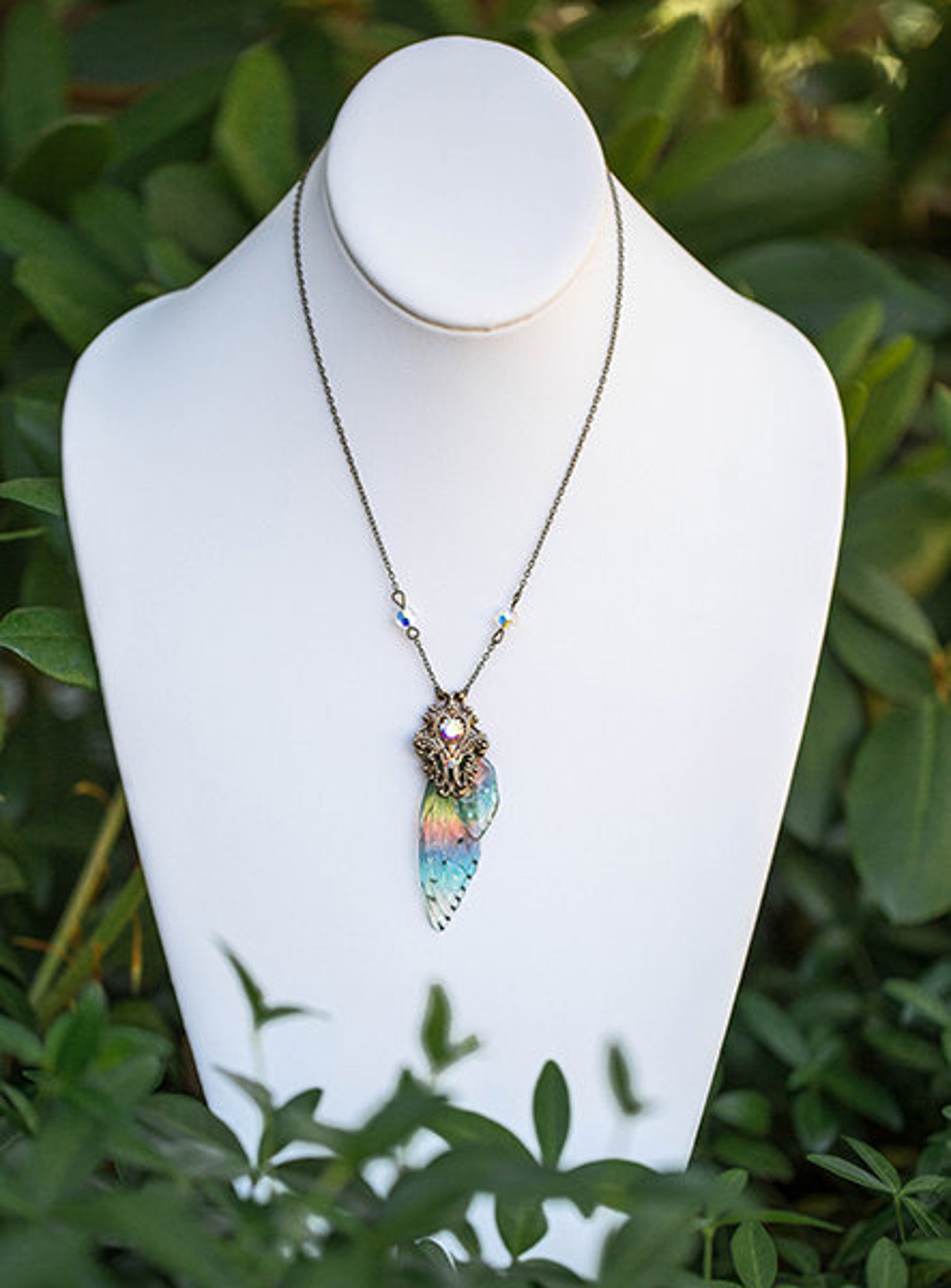 Pixie Fairy Wing Necklace Silver - Etsy