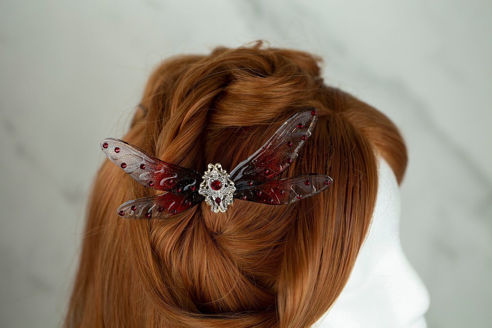 Banshee Dragonfly Wing Comb Custom - Etsy