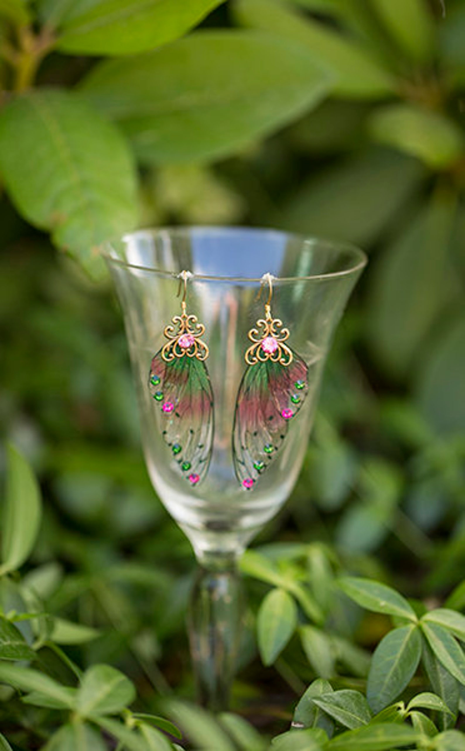 Nelkie Fairy Wing Earrings - Etsy