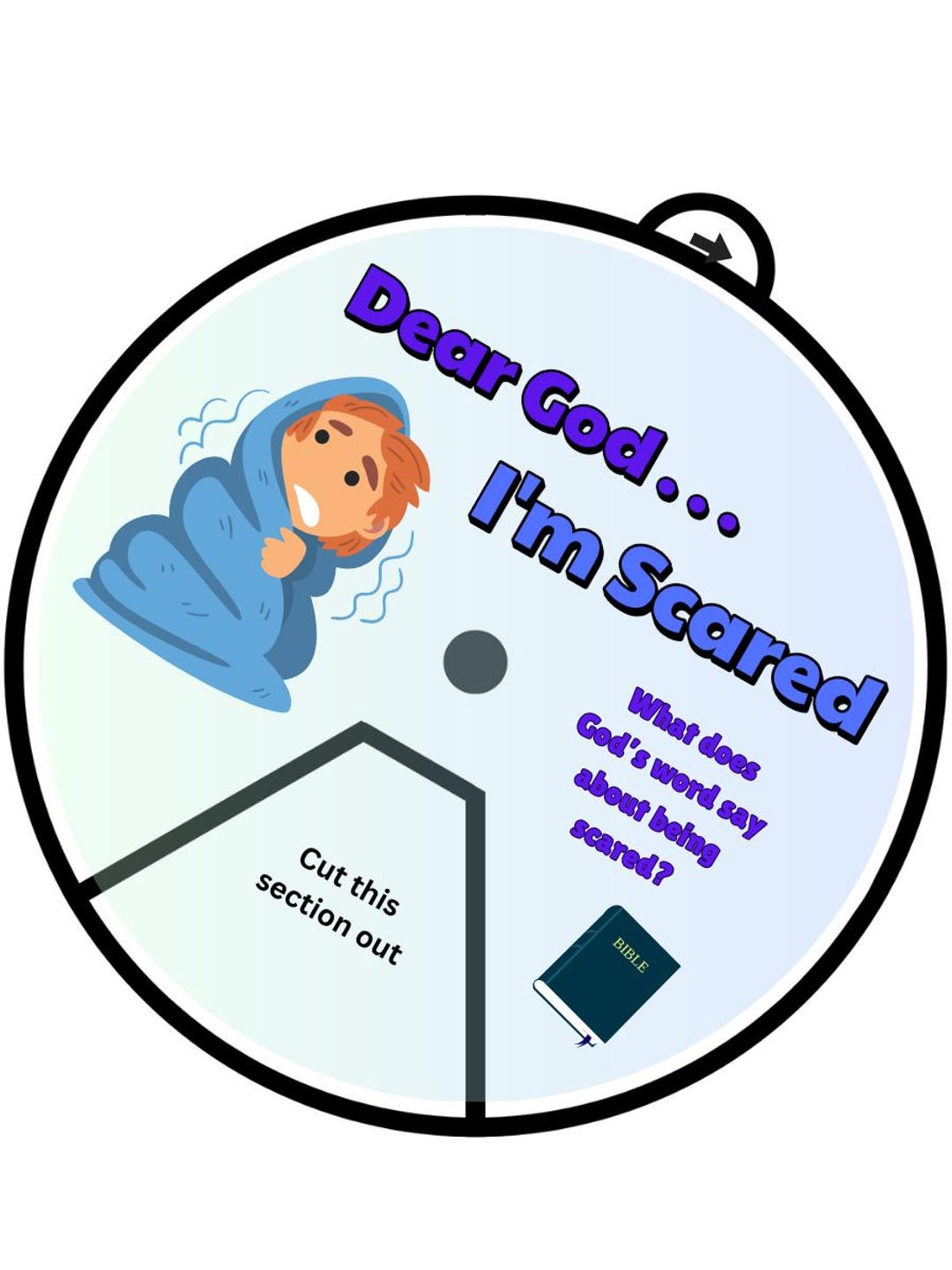 Dear God ... I'm Scared Coloring Wheel Set - Etsy