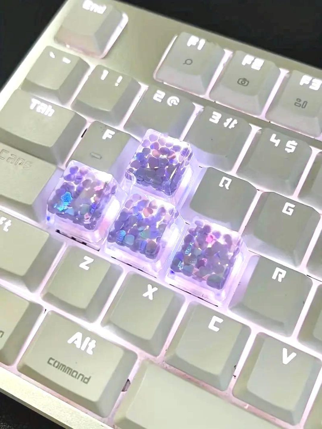 Glow Keys: Vibrant Resin Keycaps to Light up Your Keyboard - Etsy