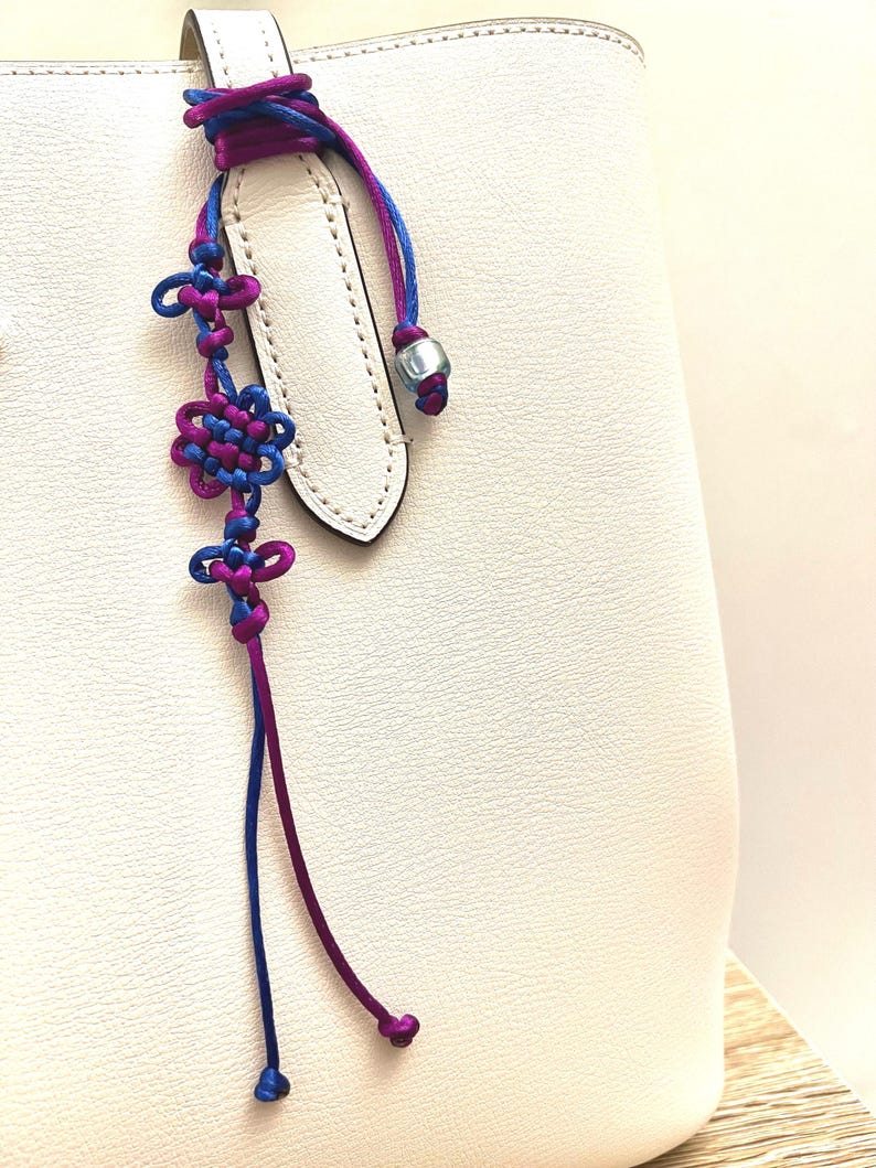 Kpop Demon Hunters Korean Knot Bracelet and Bag Charm - Etsy Canada