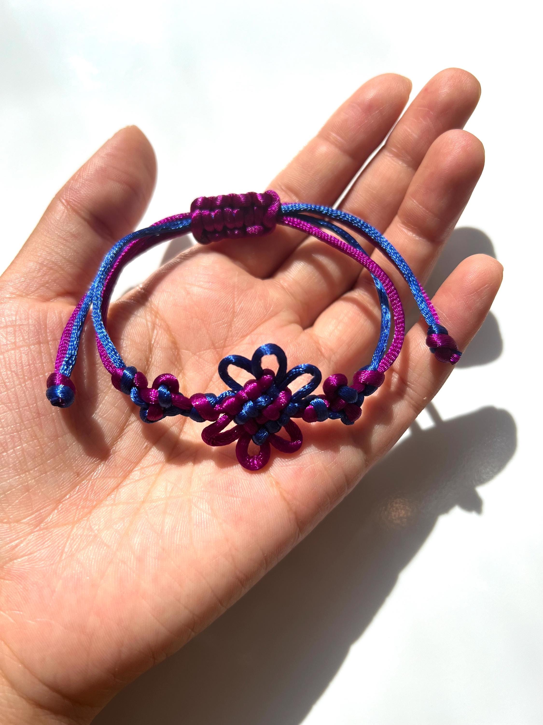 Kpop Demon Hunters Korean Knot Bracelet and Bag Charm - Etsy Canada