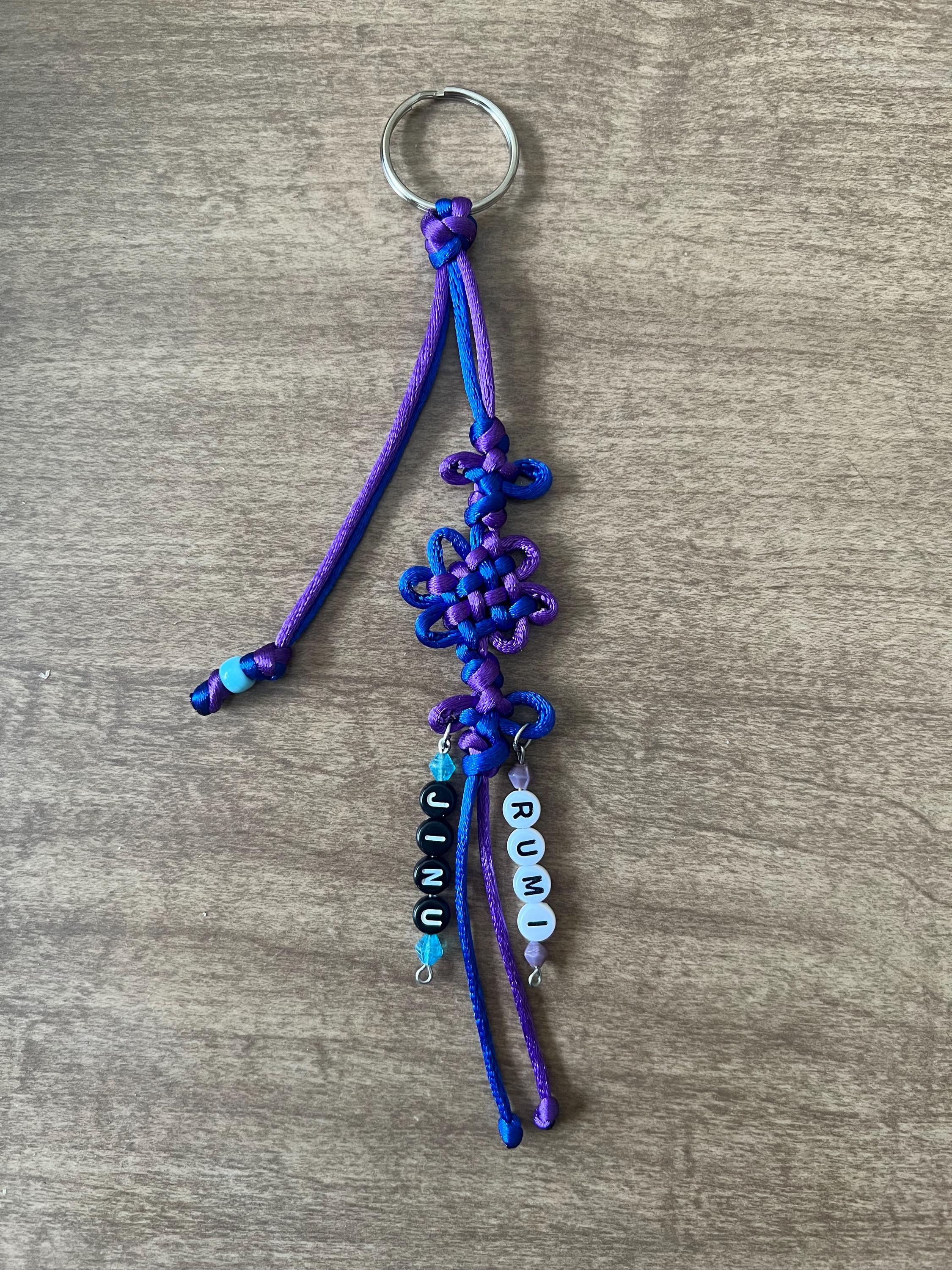 Kpop Demon Hunters Inspired Korean Knot Rujinu Bag Charm and Keychain ...