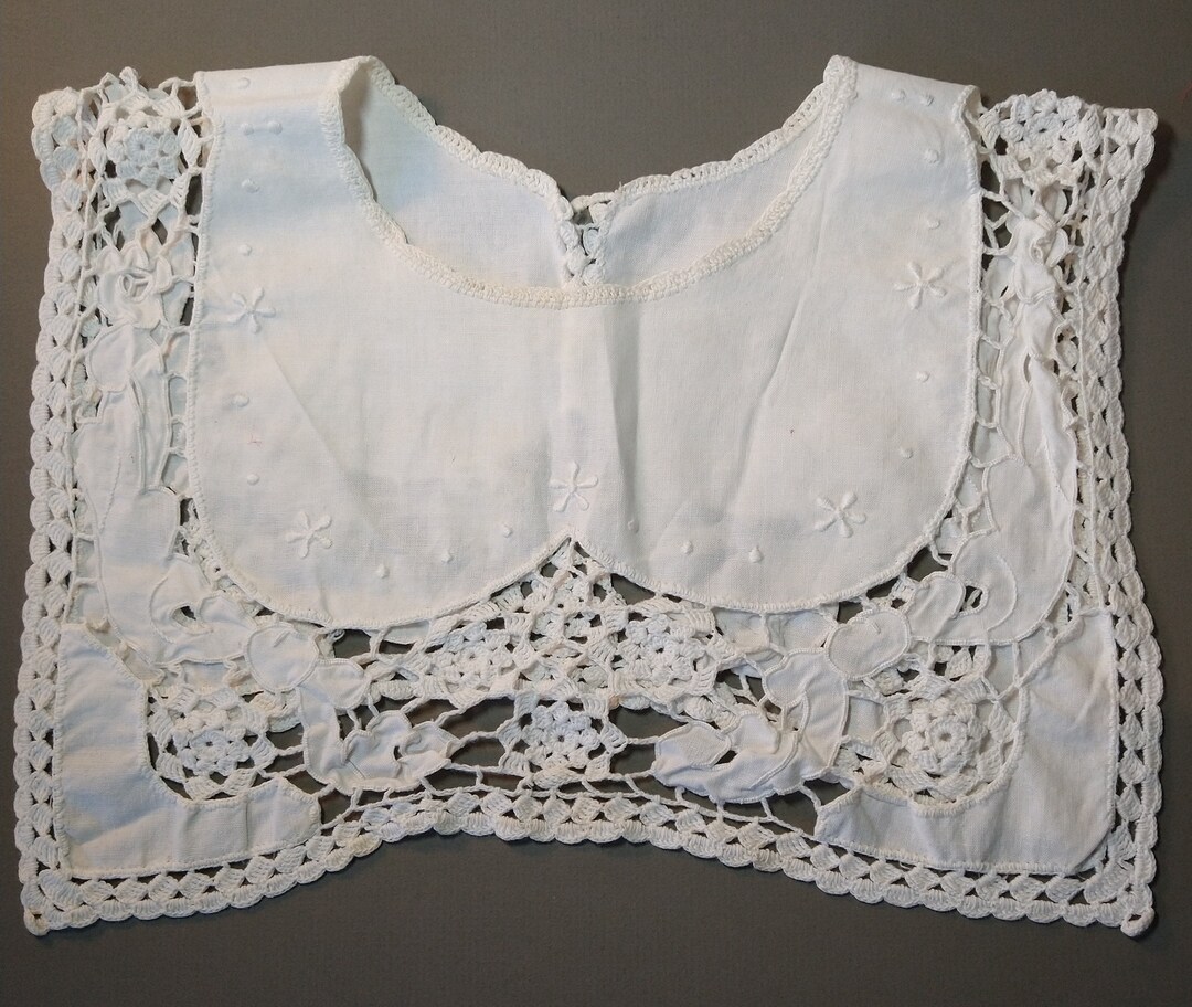 Vintage Lace Collar Church Lady Style 1980s Grandmother - Etsy