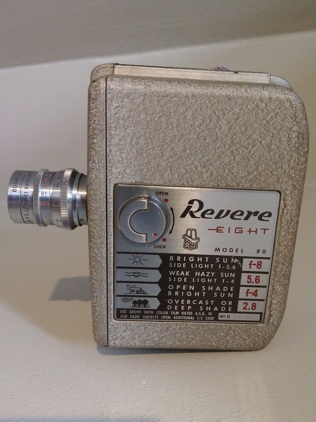 Revere Eight Movie Camera Model 80 1950s USA - Etsy