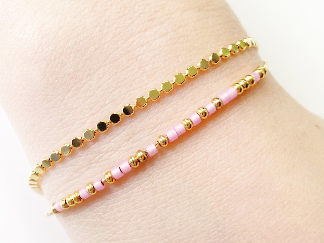 Custom Morse Code and Dot Bracelet Set, Choose Your Own Secret Message ...