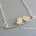 Two Little Love Bird Necklace, Kissing Birds on Branch Necklace ...